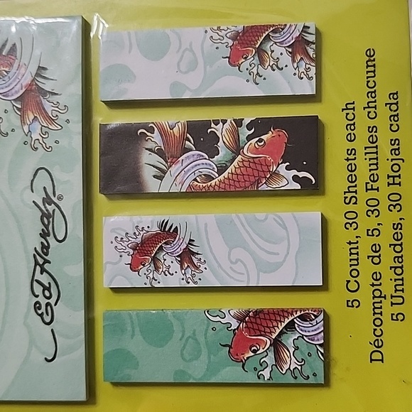 Ed Hardy | Other | Ed Hardy School Supplies Bundle File Folder Sticky ...
